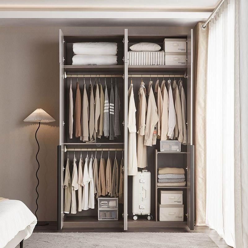 Compact Elegance: Modern Small Apartment Wardrobe