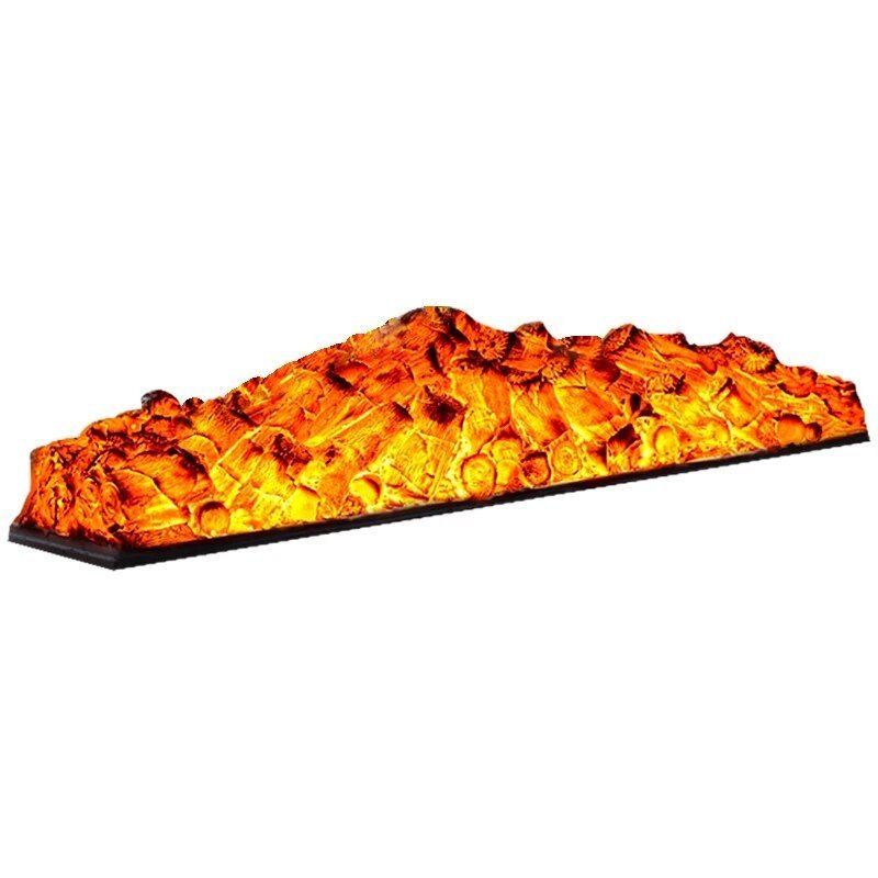 LED Charcoal Flame Simulation Fireplace