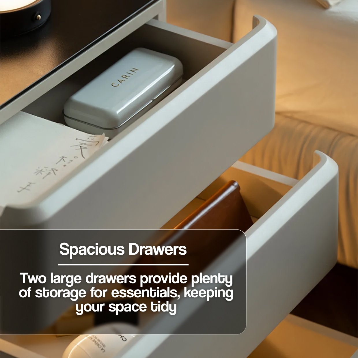 Mesa Lateral Smart Bedside Table