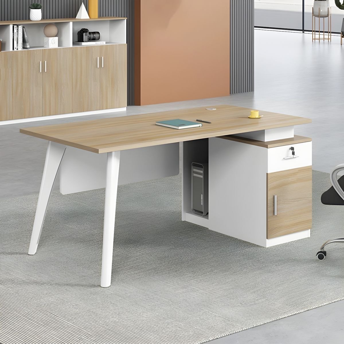 Minimalist Vintage Mid-Century Office Desk